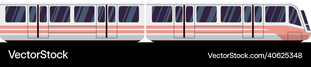 Train icon modern electric subway or railway Vector Image
