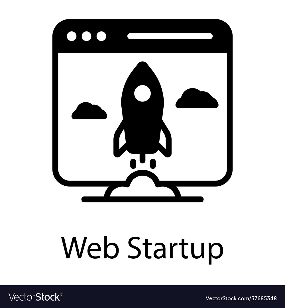 Web startup Royalty Free Vector Image - VectorStock
