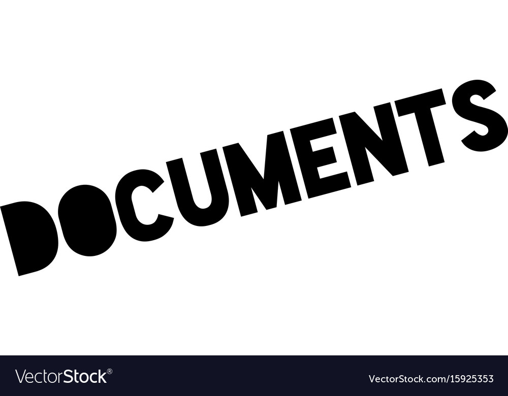 Documents rubber stamp Royalty Free Vector Image