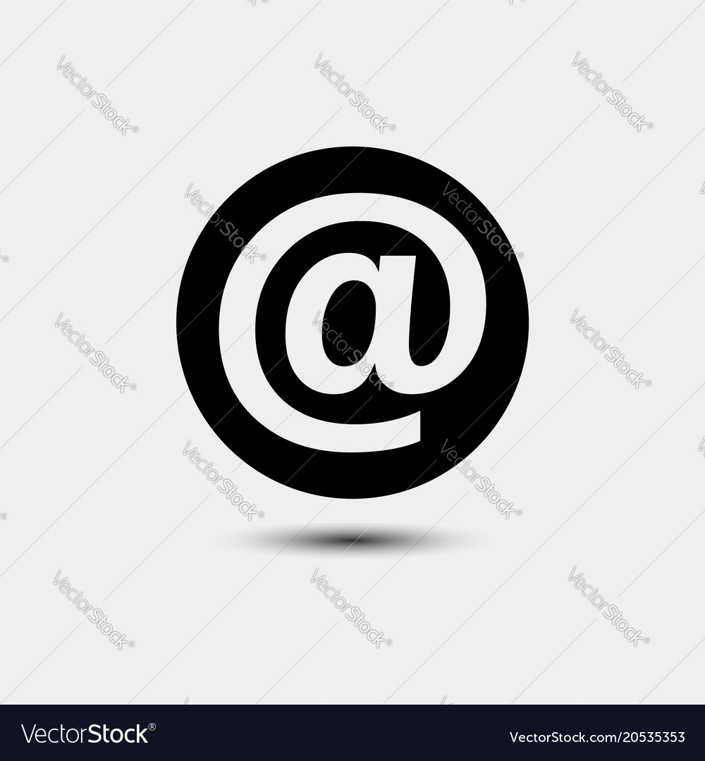 Email address icon Royalty Free Vector Image - VectorStock