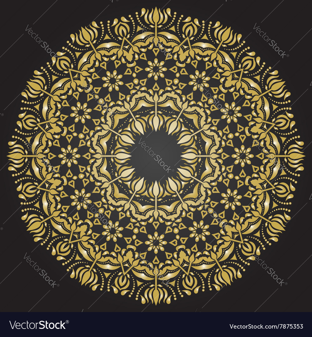 Oriental abstract pattern Royalty Free Vector Image