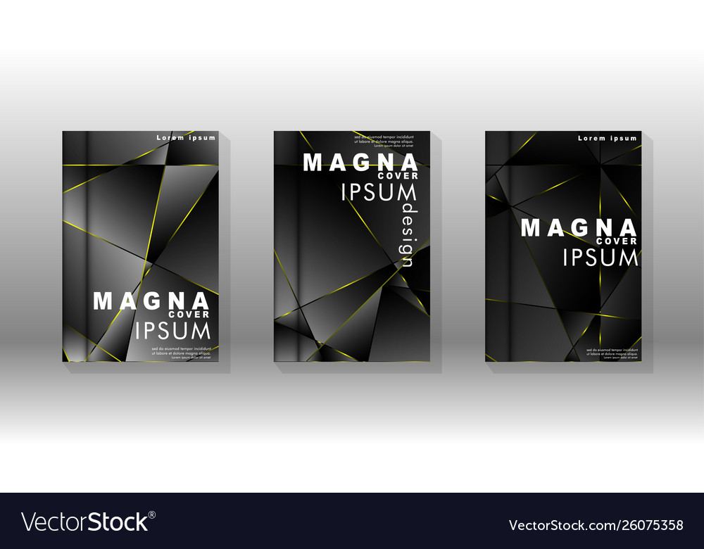 Fancy polygon cover pattern background design Vector Image