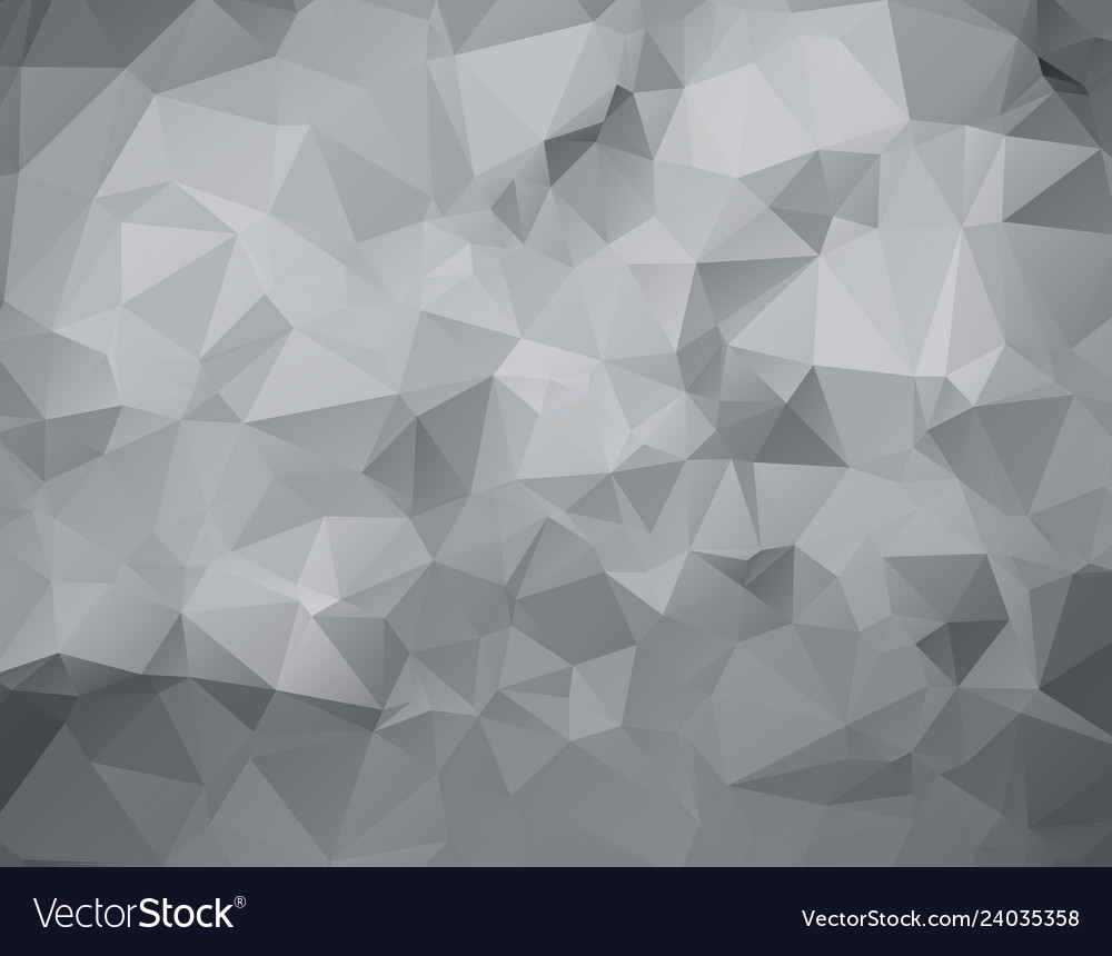 Gray triangular abstract background trendy Vector Image