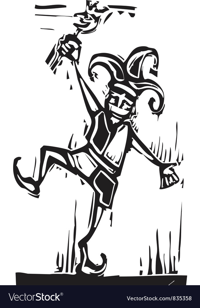 Jester Royalty Free Vector Image - VectorStock