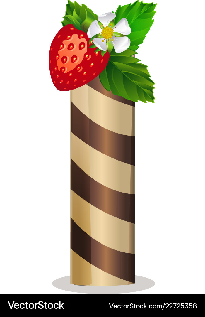 Letter i candies chocolate Royalty Free Vector Image