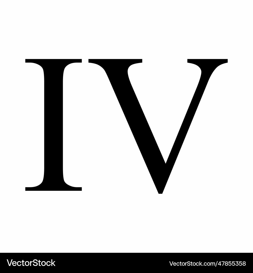 Roman Symbol For 4