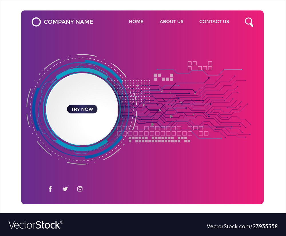 Web page design templates Royalty Free Vector Image