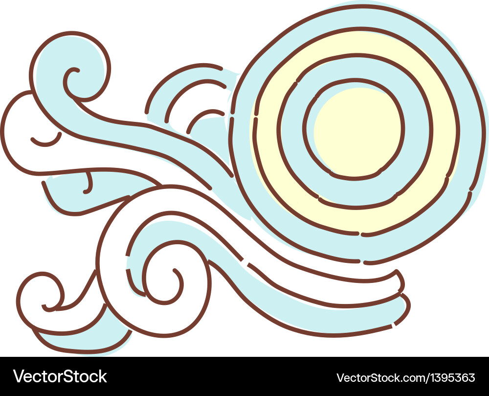 Cloud shaped pattern Royalty Free Vector Image