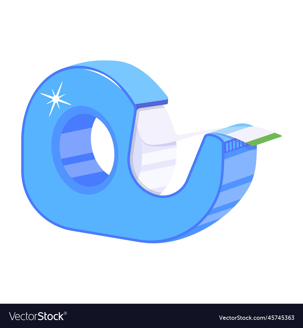 Tape dispenser Royalty Free Vector Image - VectorStock