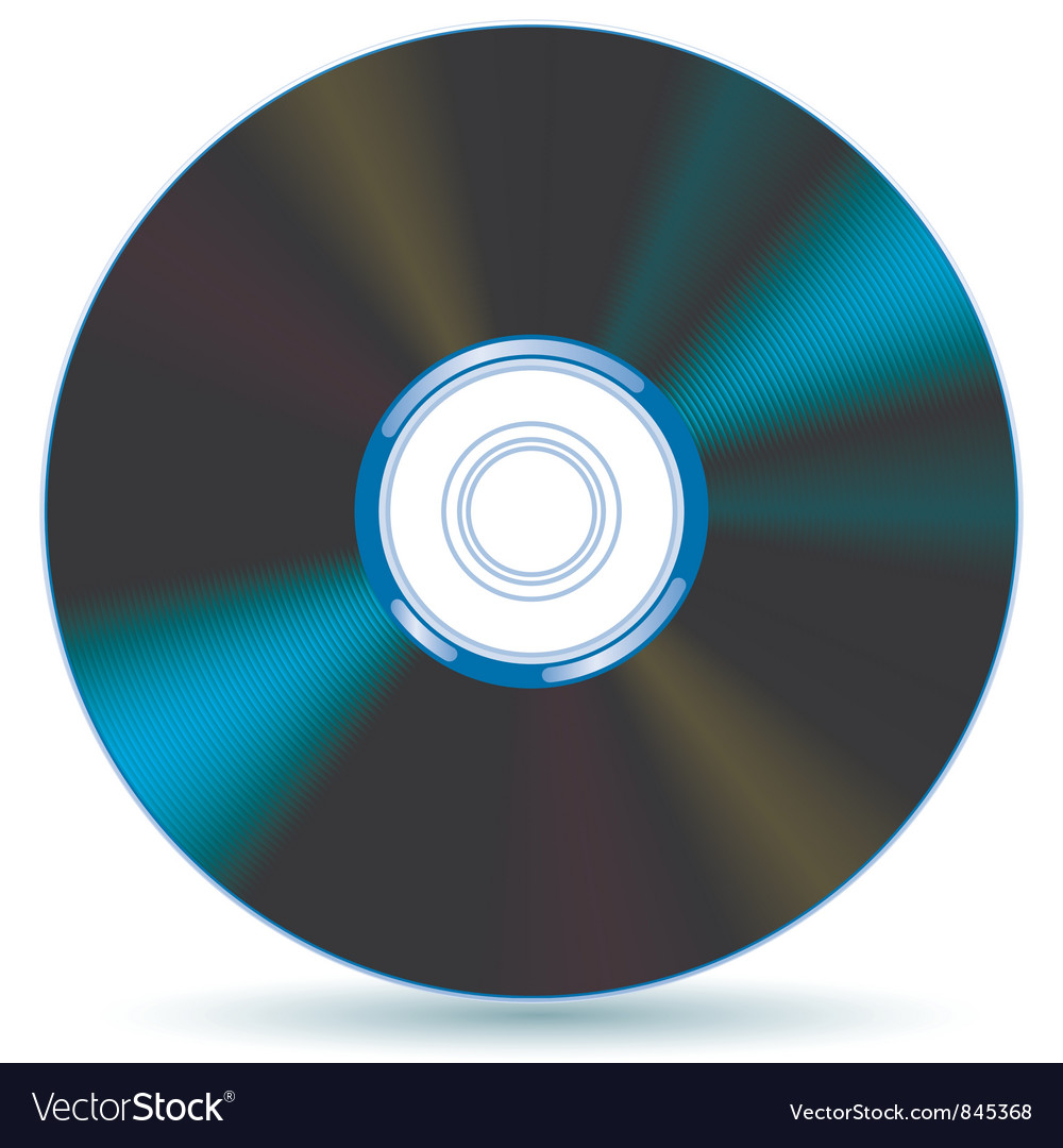 Cd disk Royalty Free Vector Image - VectorStock