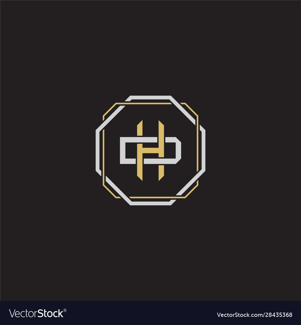 Initial letter overlapping interlock logo Vector Image