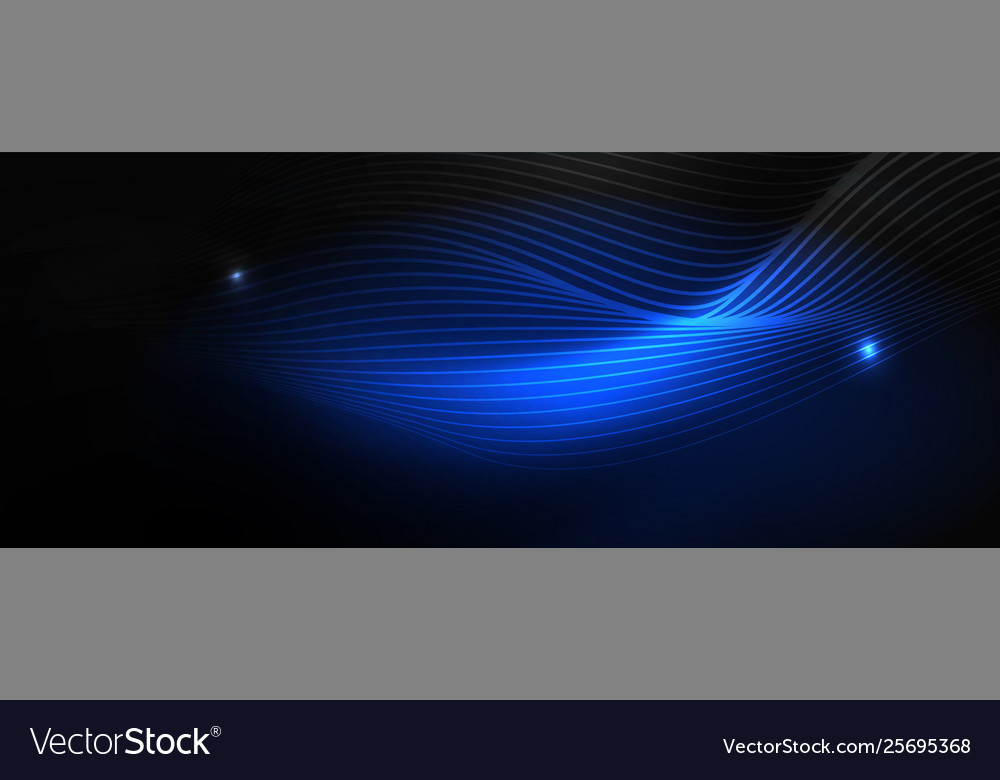 Smoky glowing waves in dark abstract Royalty Free Vector Smoky glowing waves in dark abstract Royalty Free Vector