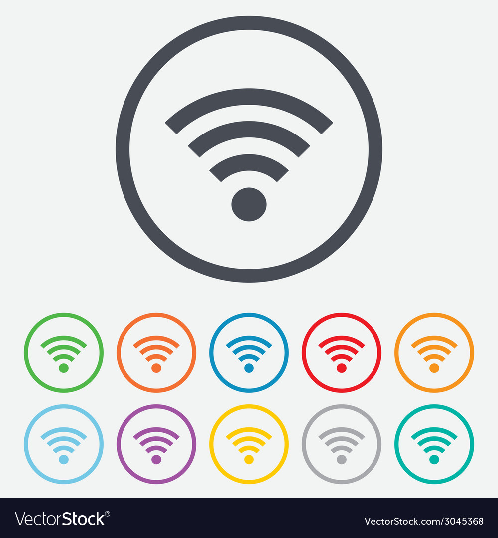 Wifi Symbol - Wireless Network Icon Royalty Free Vector