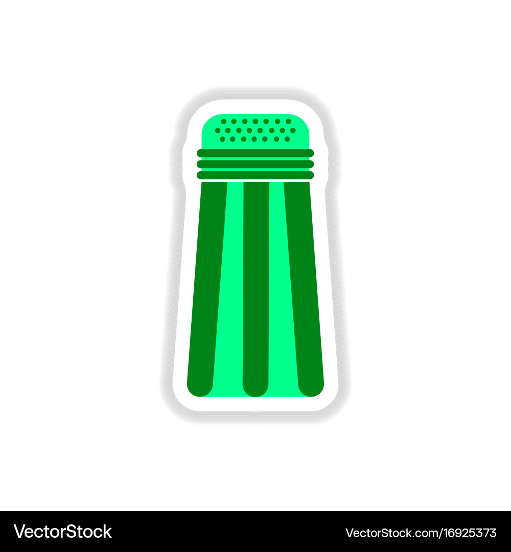 Label icon on design sticker collection salt Vector Image