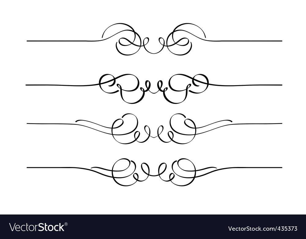 Page rules Royalty Free Vector Image - VectorStock