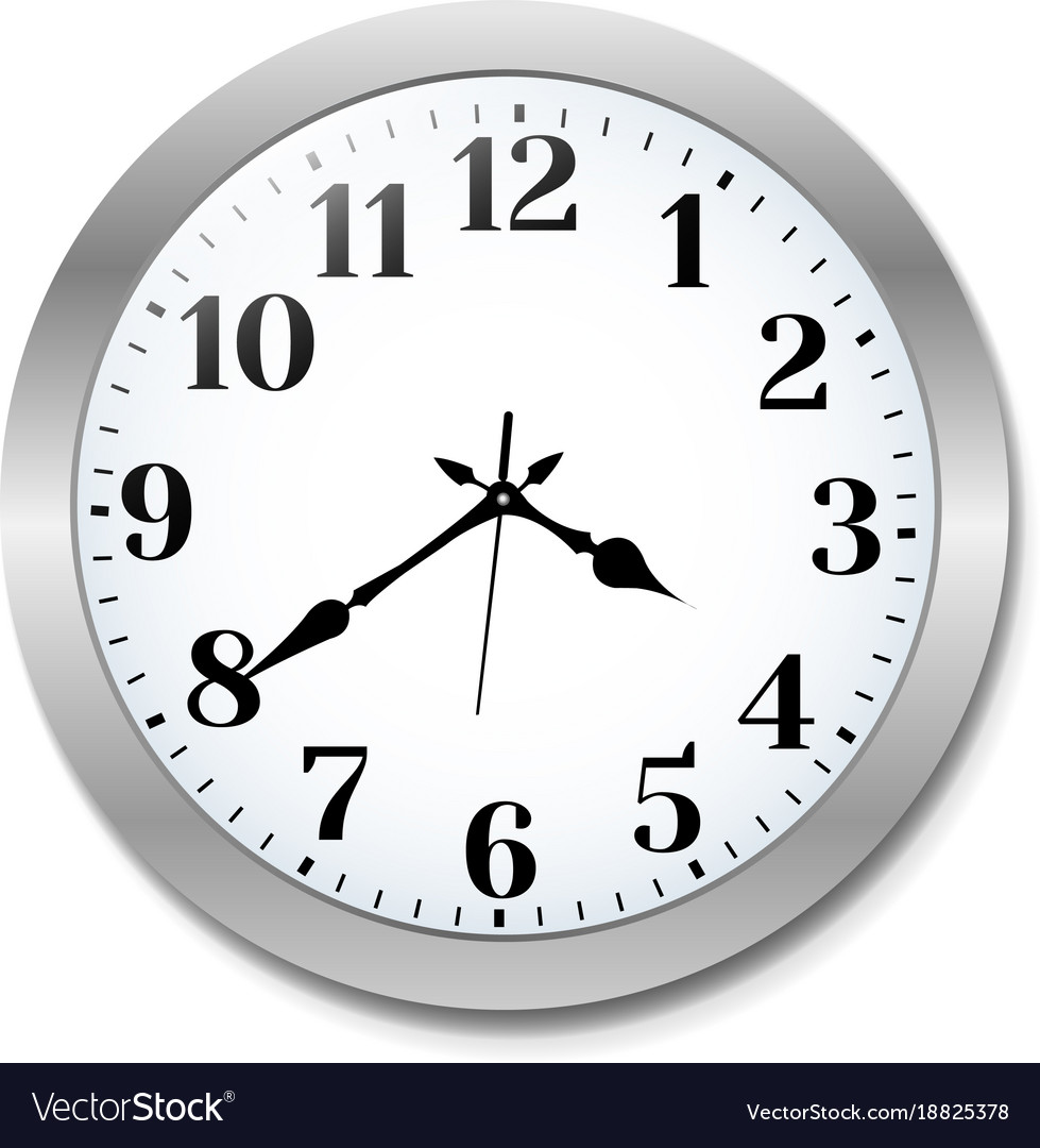 Clock Royalty Free Vector Image - VectorStock