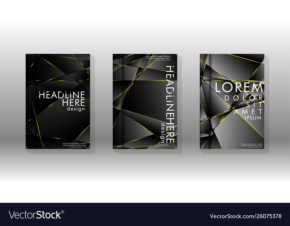 Fancy polygon cover pattern background design Vector Image