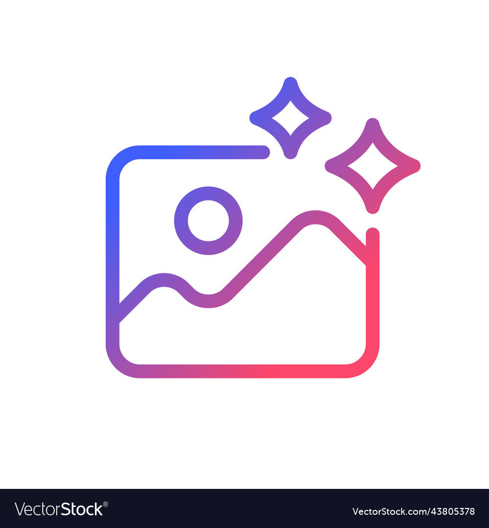 Photo editing pixel perfect gradient linear ui Vector Image