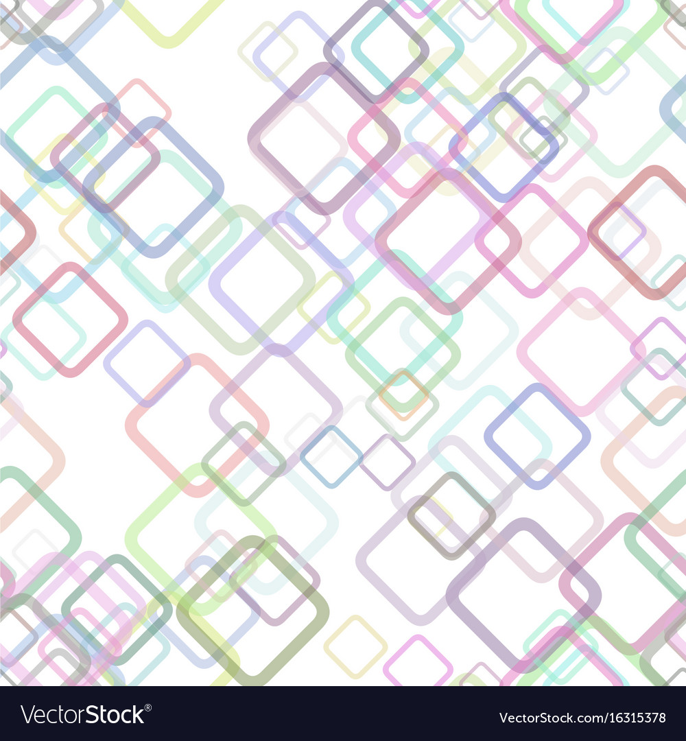 Seamless Geometrical Square Pattern Background Vector Image