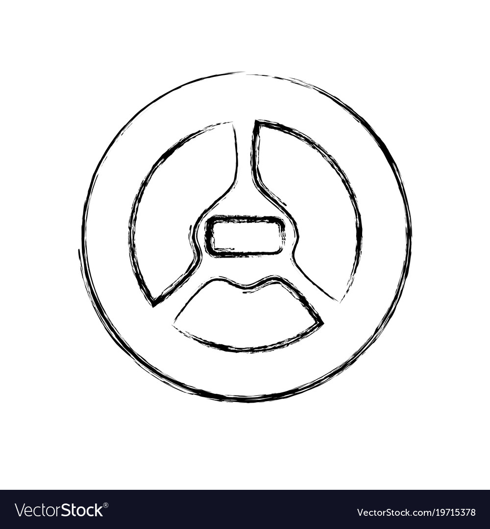 Steering wheel icon Royalty Free Vector Image - VectorStock