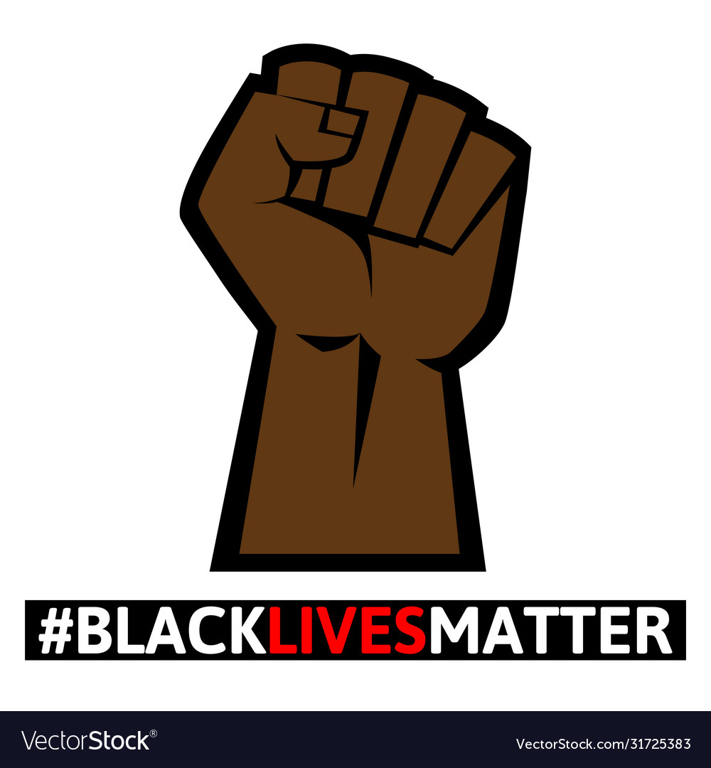 Black lives matter protest sign Royalty Free Vector Image Black lives matter protest sign Royalty Free Vector Image