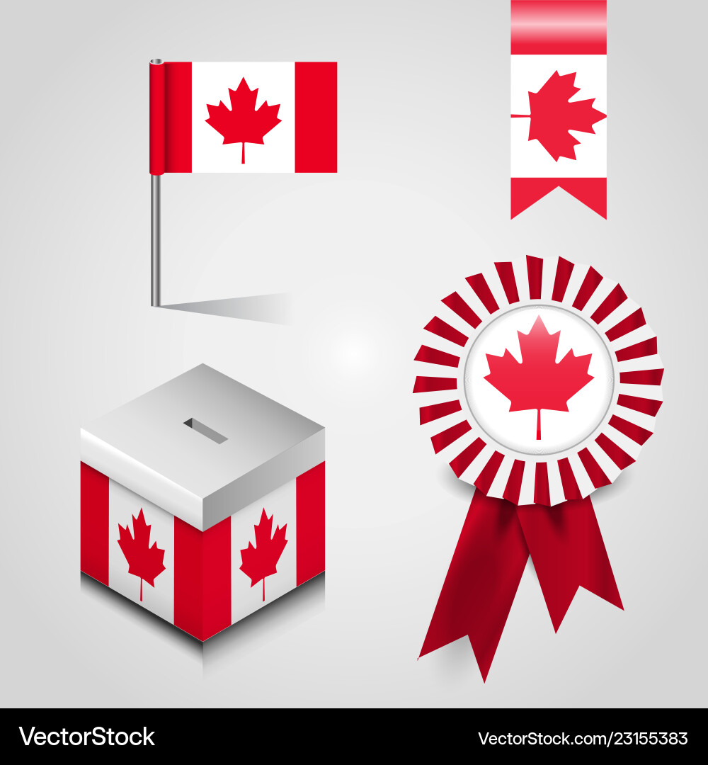 Canada flag design Royalty Free Vector Image - VectorStock