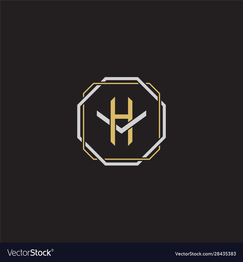 Initial letter overlapping interlock logo Vector Image