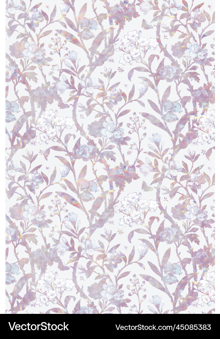 Vintage pastel holographic frame remix from Vector Image