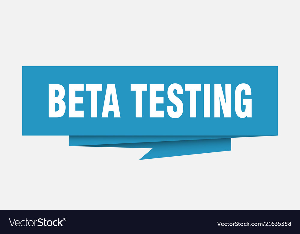 Beta testing Royalty Free Vector Image - VectorStock