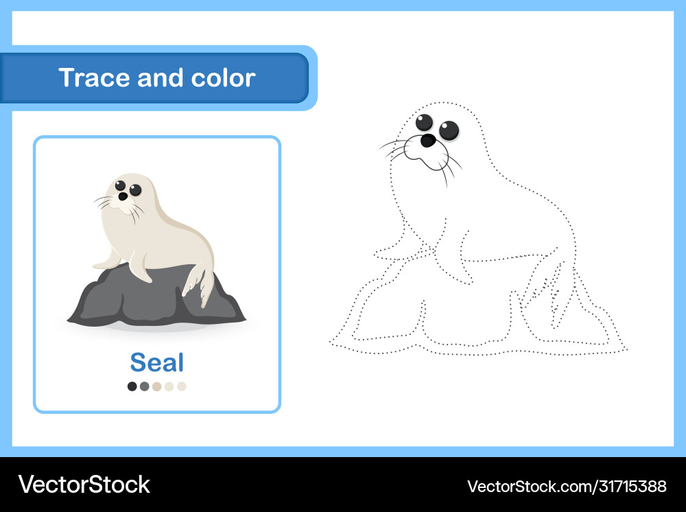 Drawing worksheet for preschool kids Royalty Free Vector