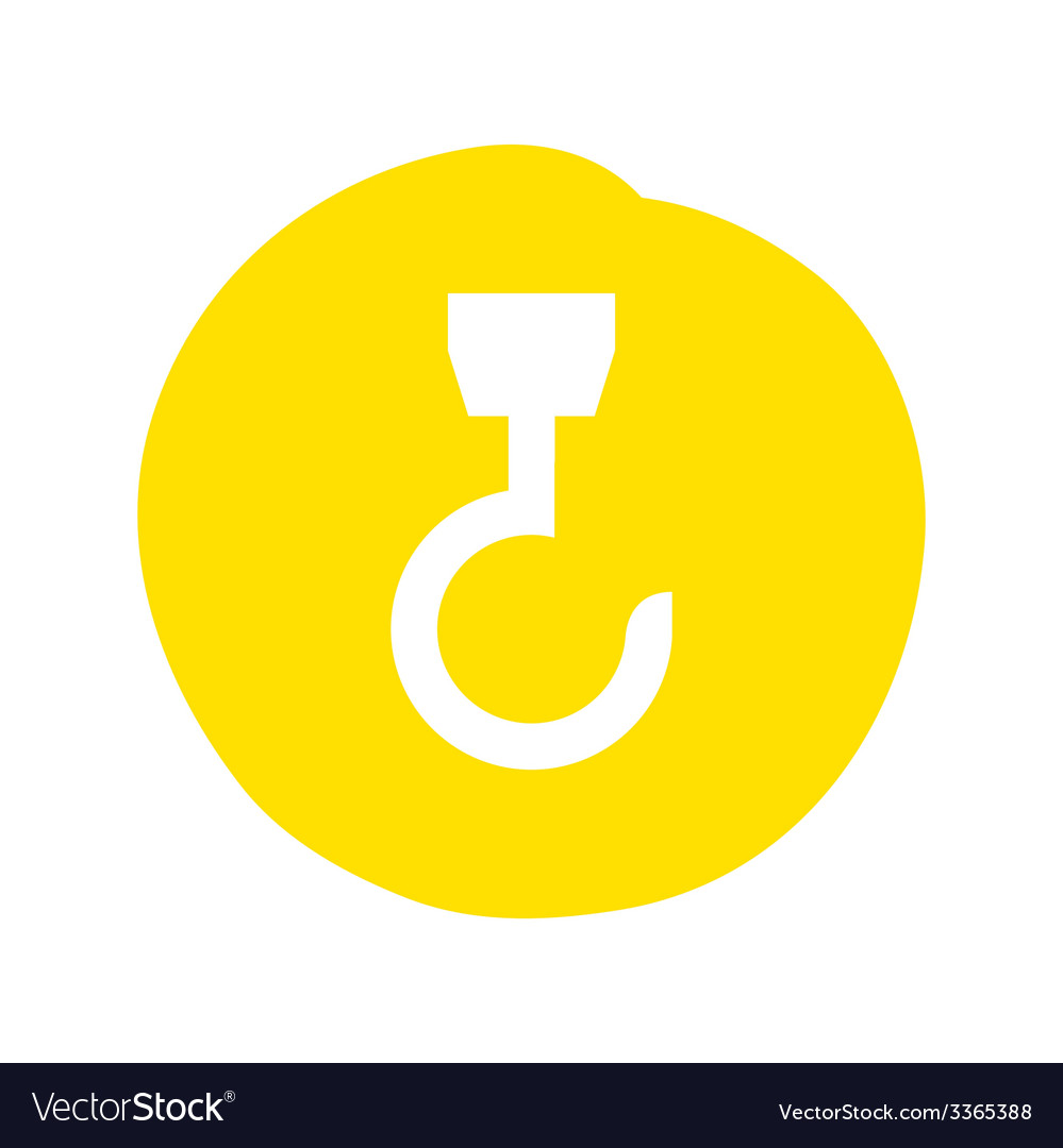 Hook design Royalty Free Vector Image - VectorStock