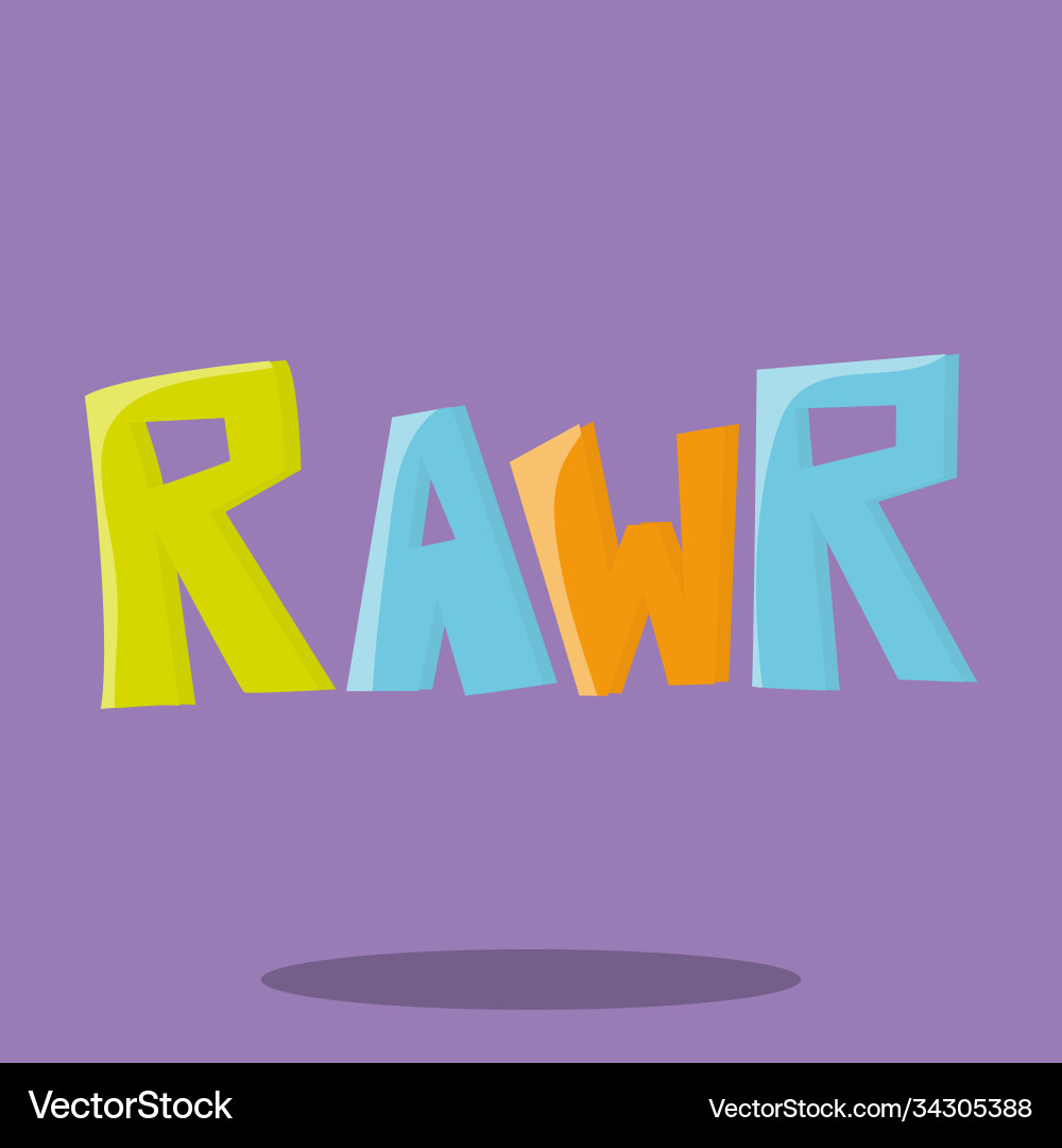 Party dinos rawr 04 Royalty Free Vector Image - VectorStock