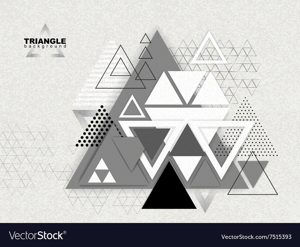 Abstract hipster polygon triangle background Vector Image Abstract hipster polygon triangle background Vector Image