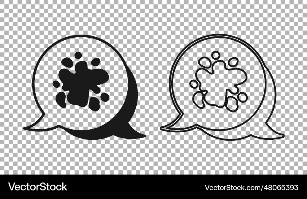 Black paint spray icon isolated on transparent Vector Image