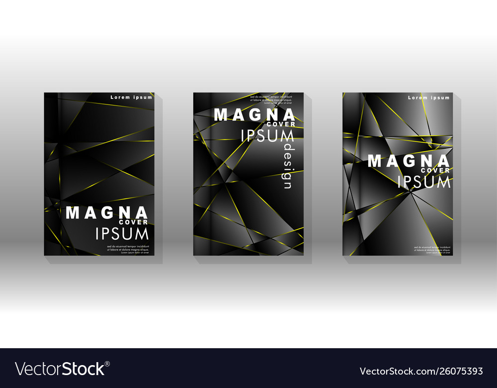 Fancy polygon cover pattern background design Vector Image