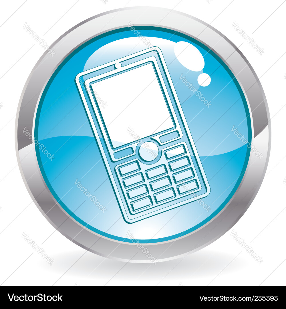 Gloss button Royalty Free Vector Image - VectorStock