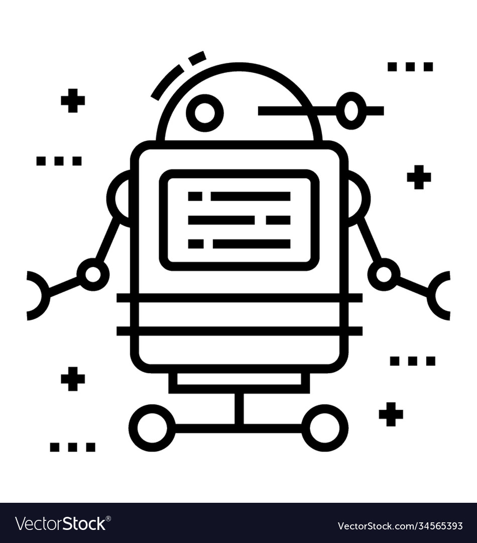 Robot Royalty Free Vector Image - VectorStock