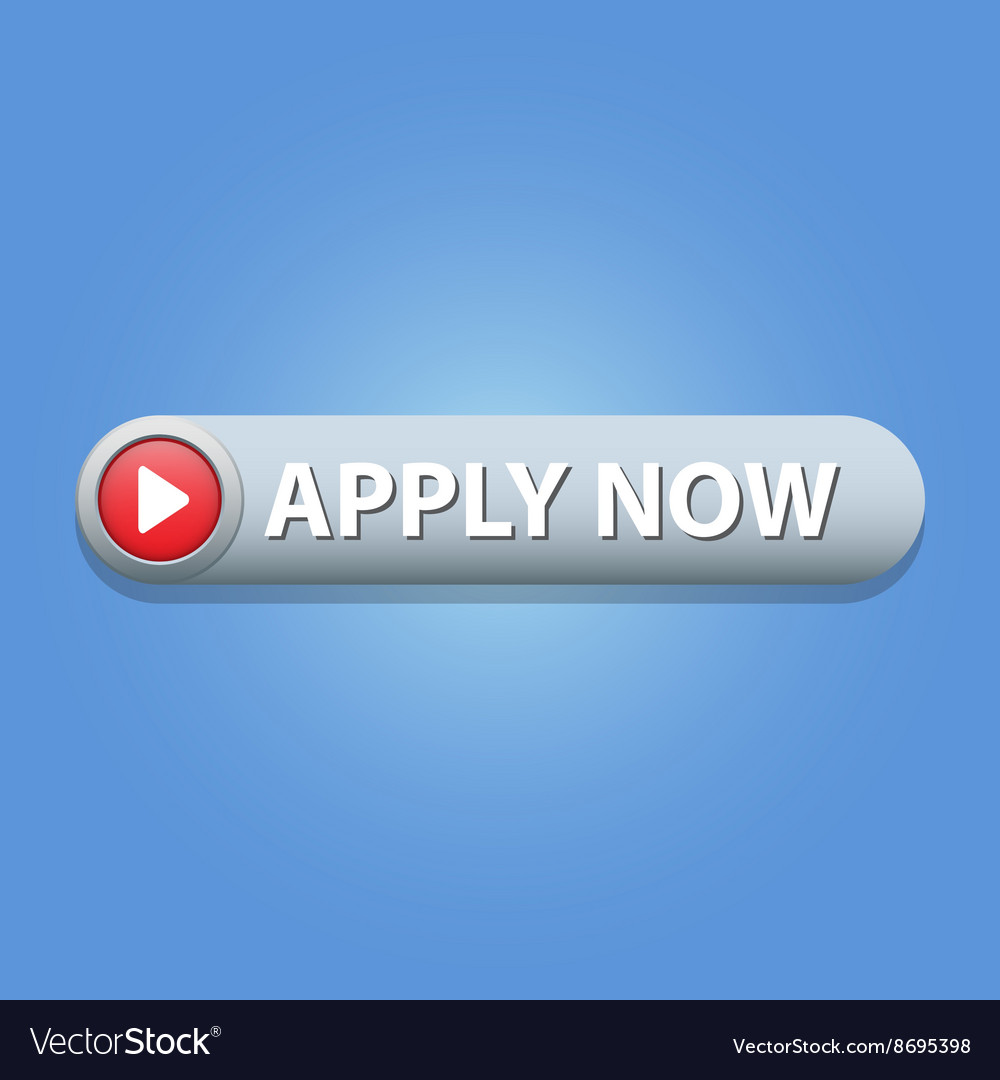 Blue Apply Now Button Royalty Free Vector Image