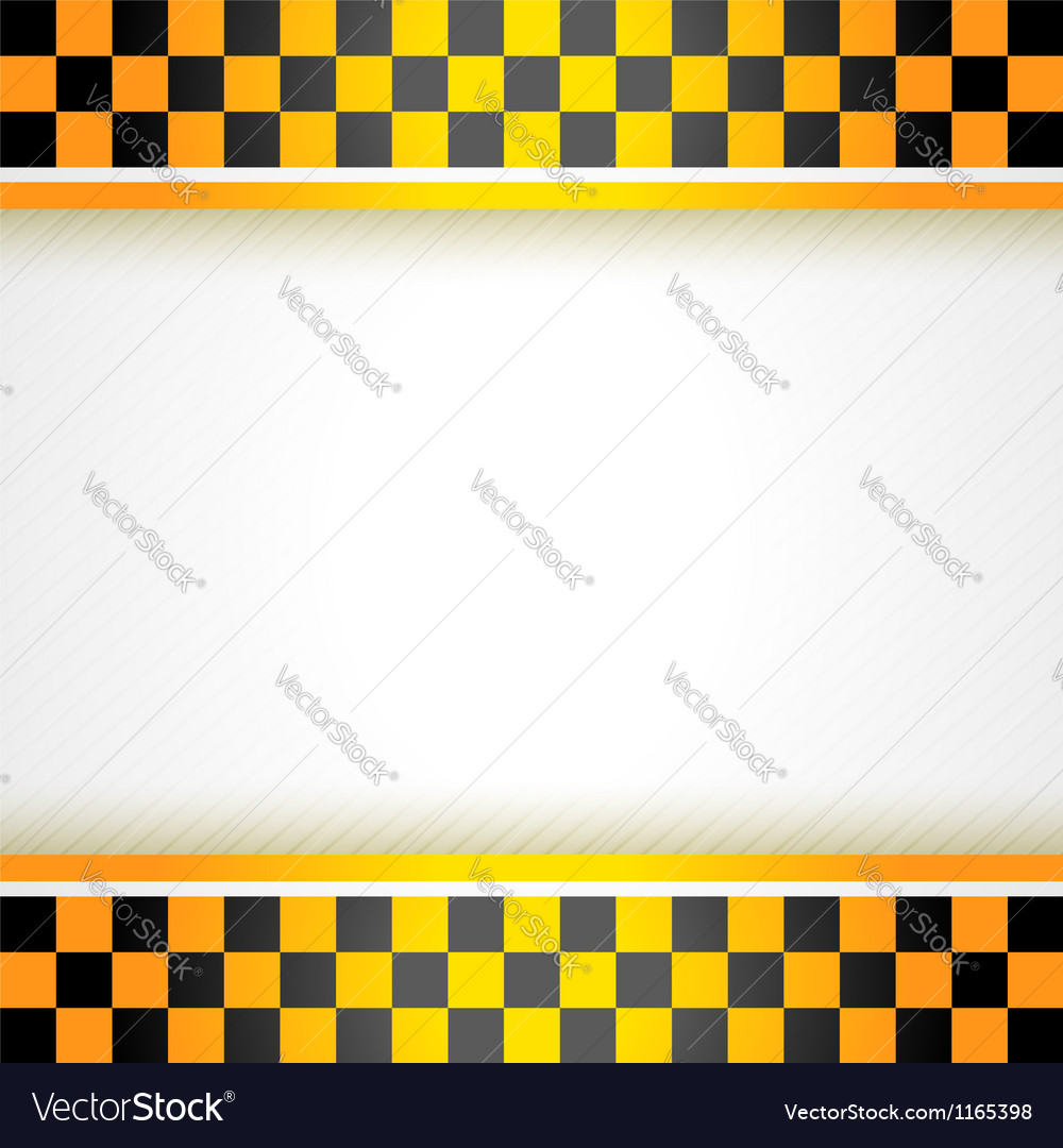 Cab background square Royalty Free Vector Image