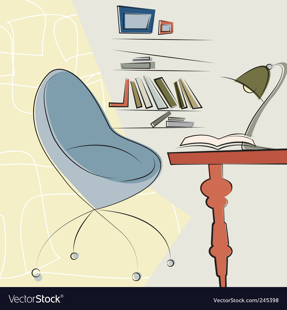 Interior design Royalty Free Vector Image - VectorStock