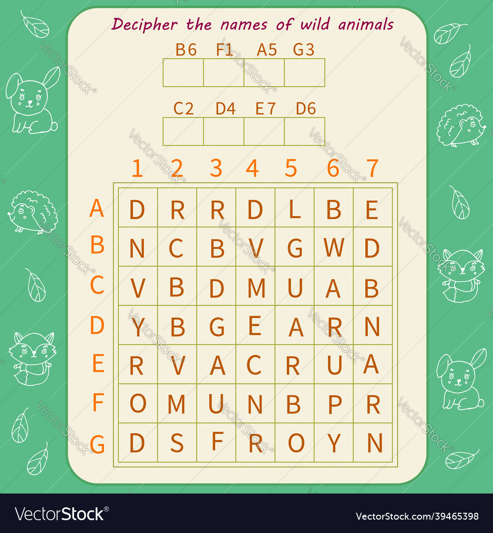 Logic game for children Royalty Free Vector Image