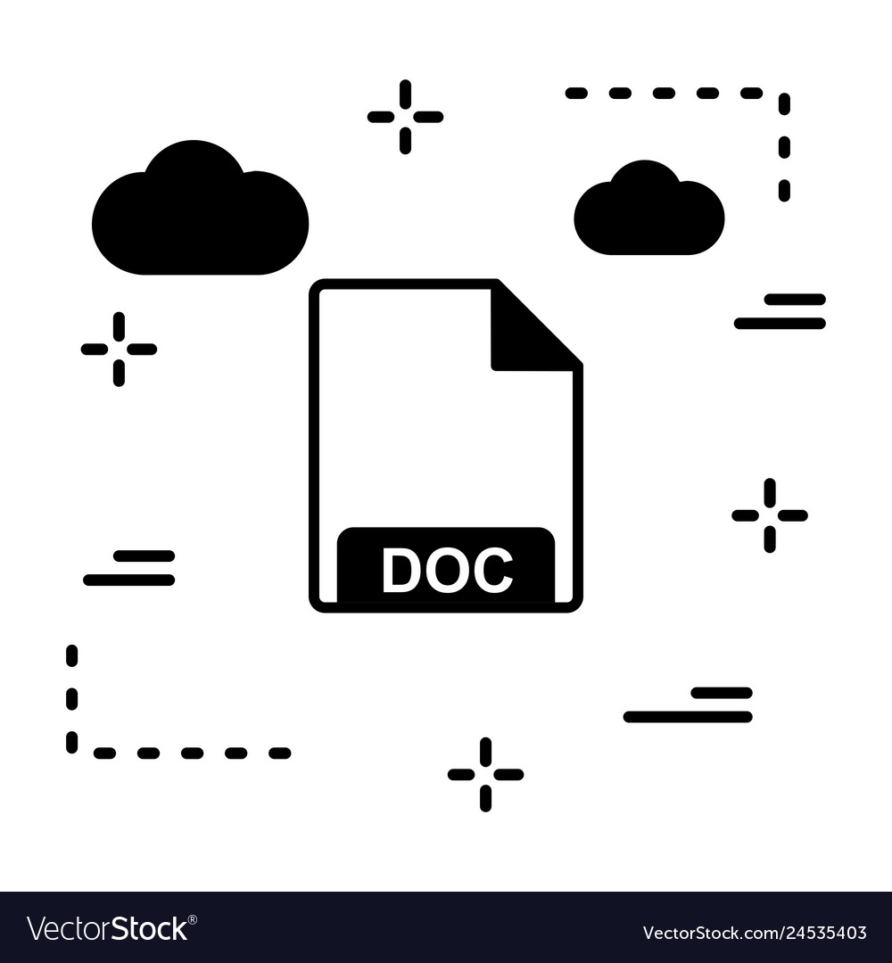 Doc icon Royalty Free Vector Image - VectorStock