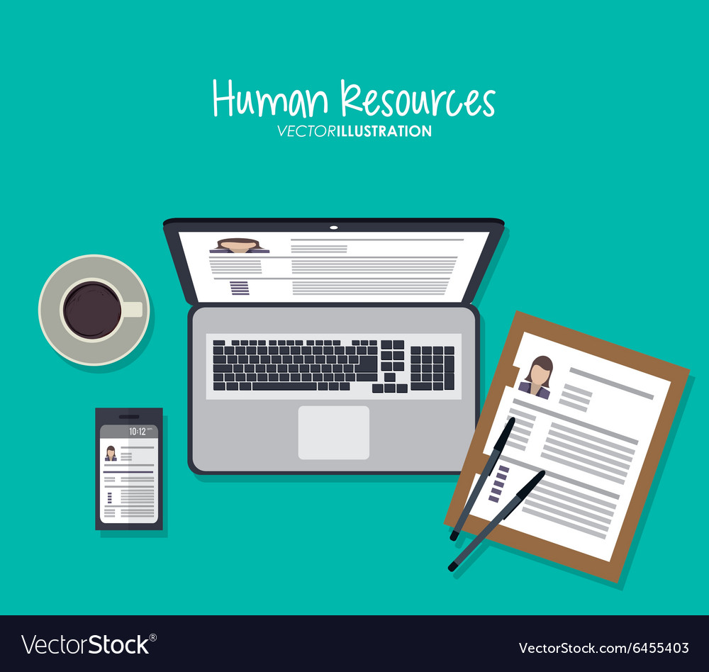 Human resources design Royalty Free Vector Image