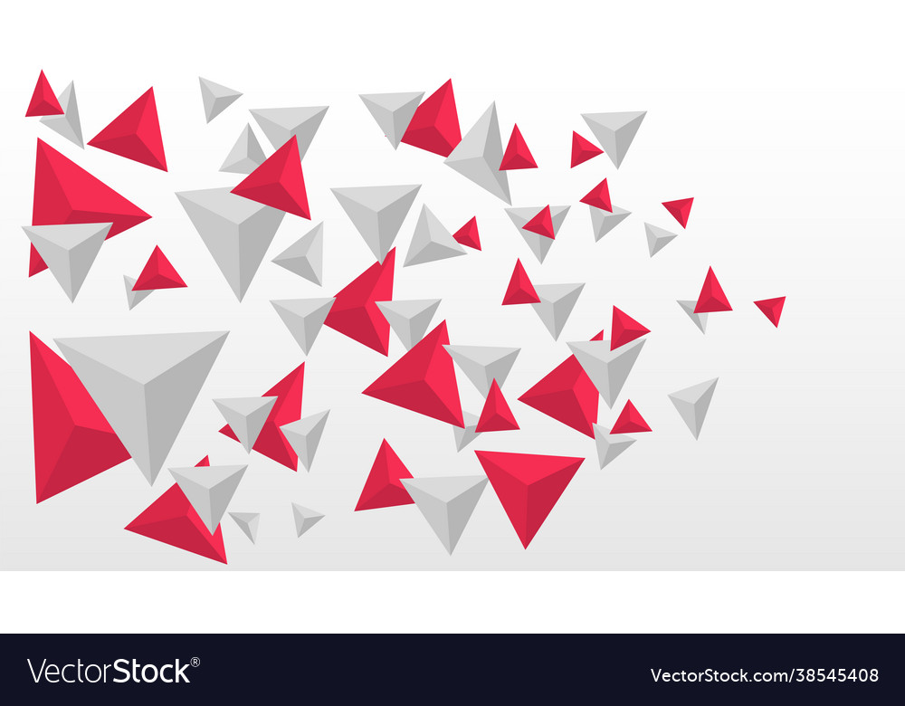 Abstract triangular elements Royalty Free Vector Image