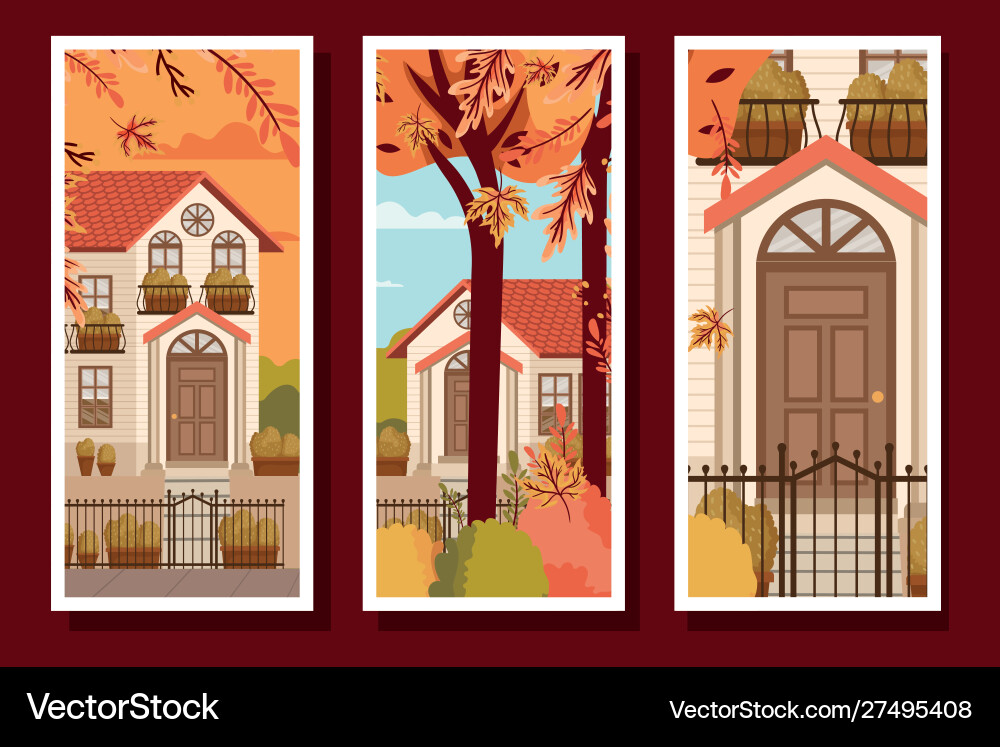 Autumn season design Royalty Free Vector Image