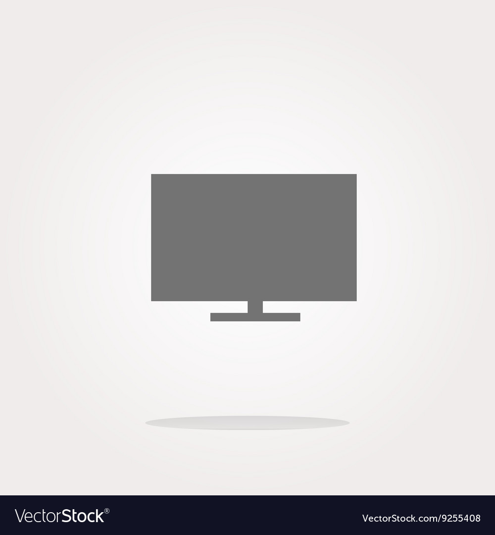 Tv web button icon Royalty Free Vector Image - VectorStock