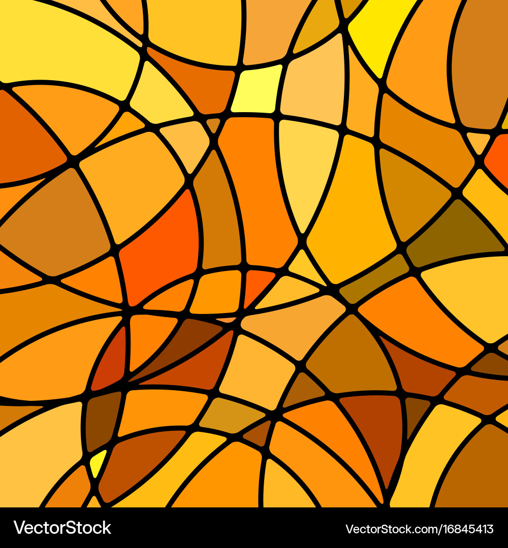 Abstract stained-glass mosaic background Vector Image