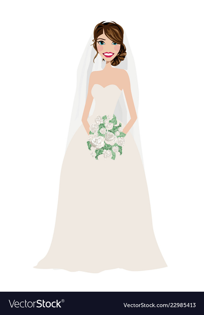 Bride Royalty Free Vector Image - VectorStock