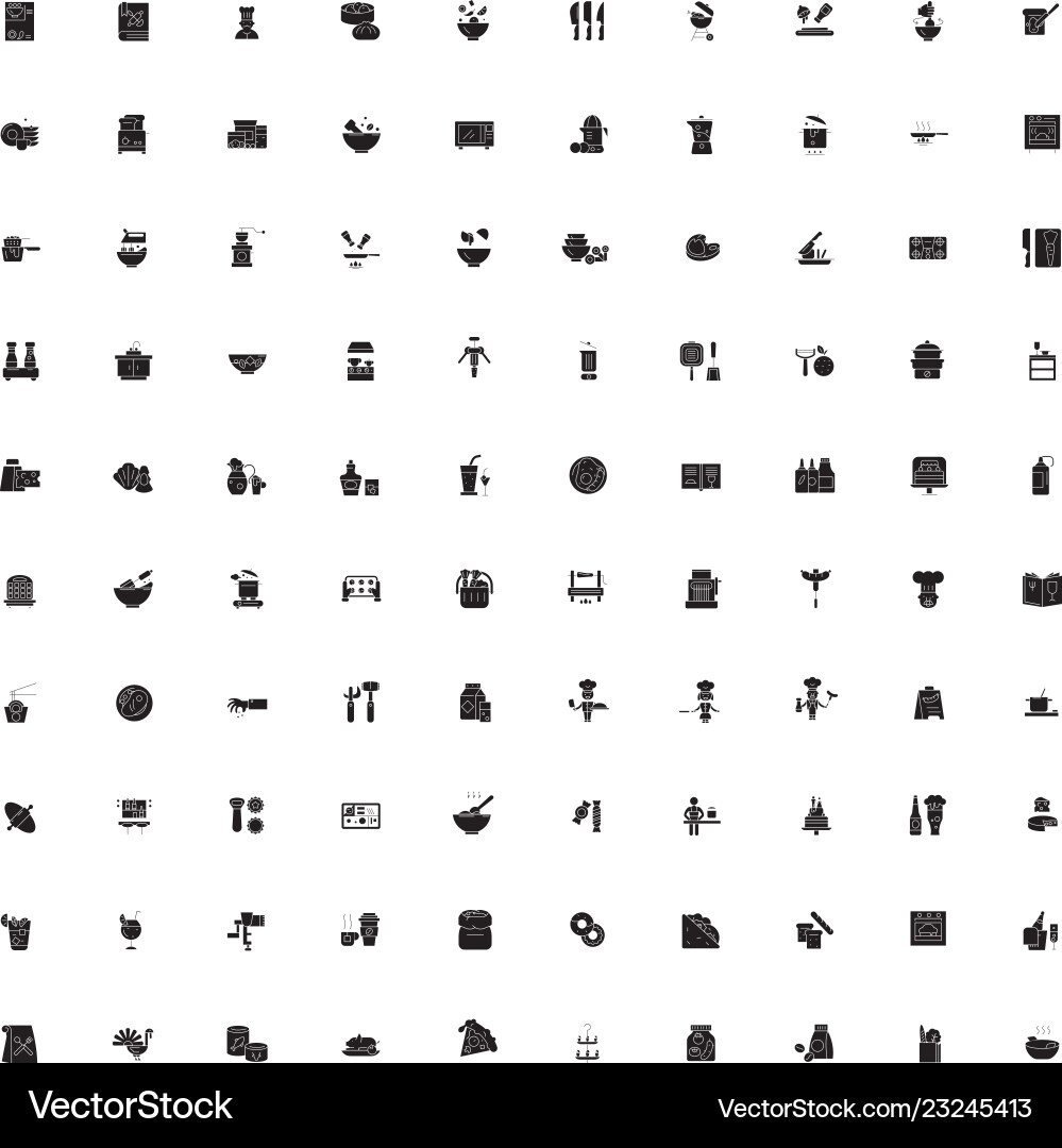 Food storage black concept icon Royalty Free Vector Image