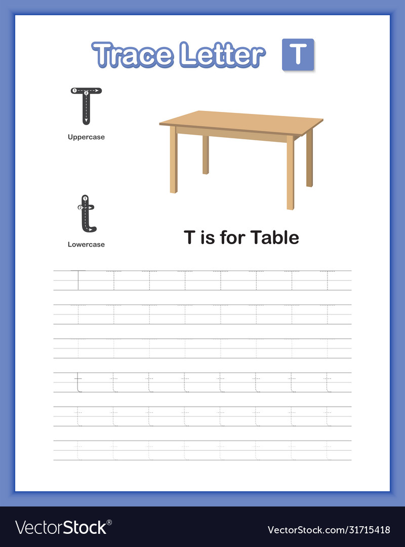 A-z lowercase letter hand writing practice book Vector Image